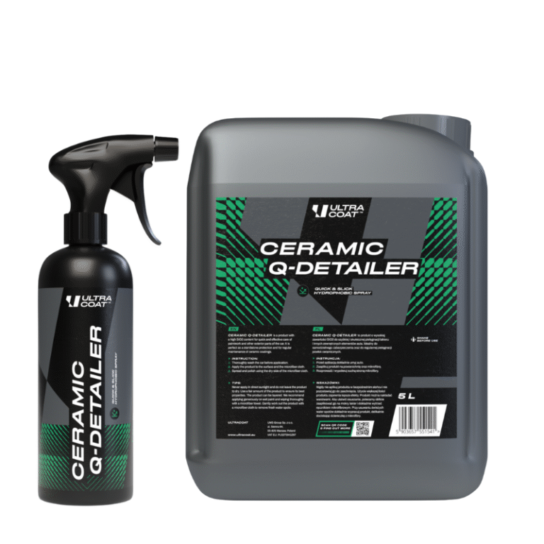 Ultra Coat Ceramic Q-Detailer – SiO₂ Quick Detailer for Gloss.